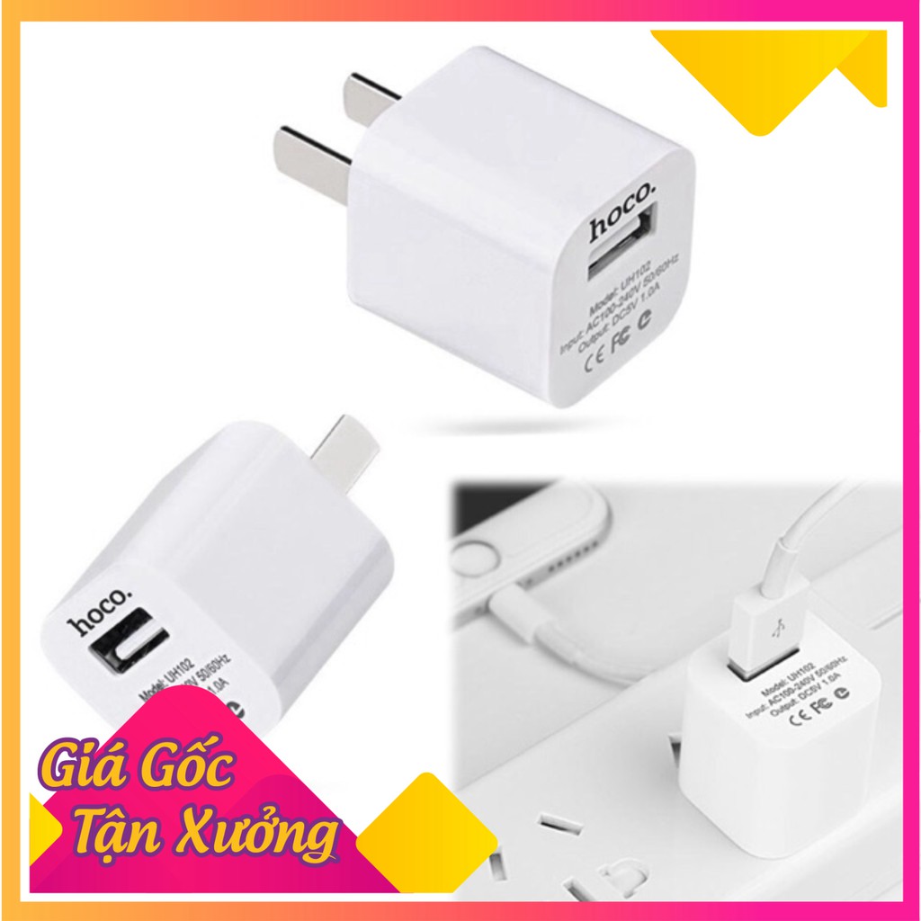 Củ sạc Hoco Uh102 hỗ trợ sạc nhanh chính hãng cao cấp | Shopee Việt Nam