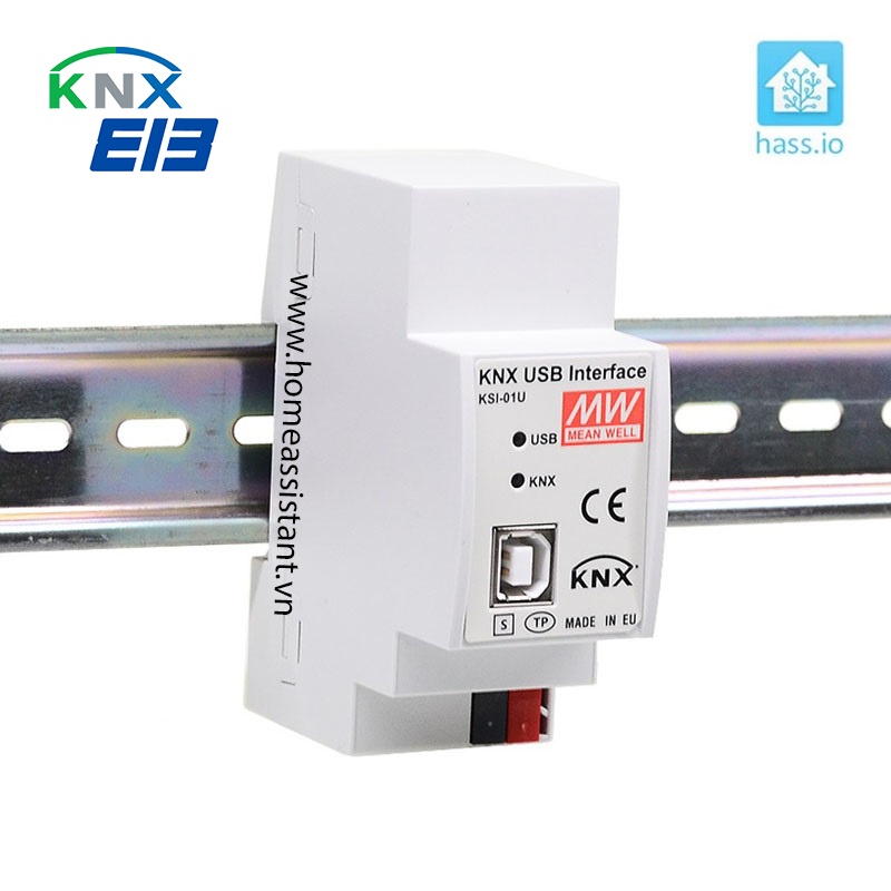 USB KNX MeanWell Điều Khiển Thiết Bị KNX KSI-01U (Hỗ trợ HomeAssistant ...