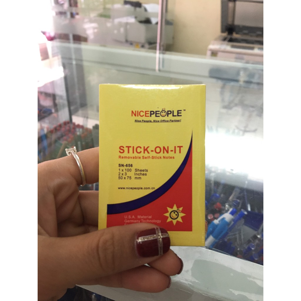 Giấy note vàng (giấy ghi chú) Note 3x2 | Shopee Việt Nam