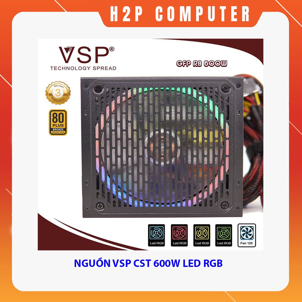 Nguồn VSP LED RGB 600W New - Full Box - BH 36 Tháng chính hãng | Shopee ...