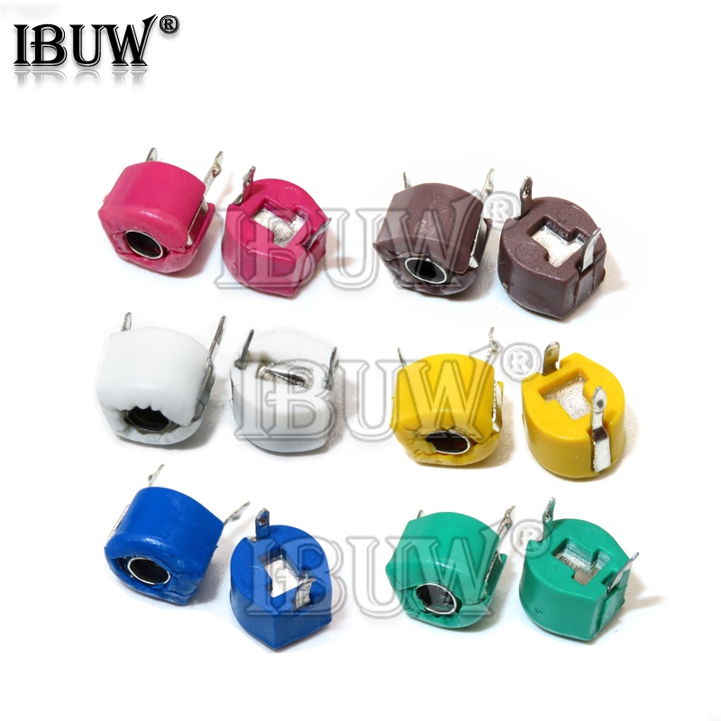 Set 10 Tụ Điện JML06-1 5PF 10PF 20PF 30PF 40PF 60PF 6mm JML06-1 5PF ...