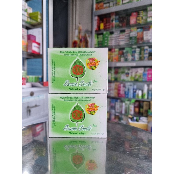 Bột sủi Thanh Nhiệt Sensa Cool ( hộp 6 gói ) | Shopee Việt Nam