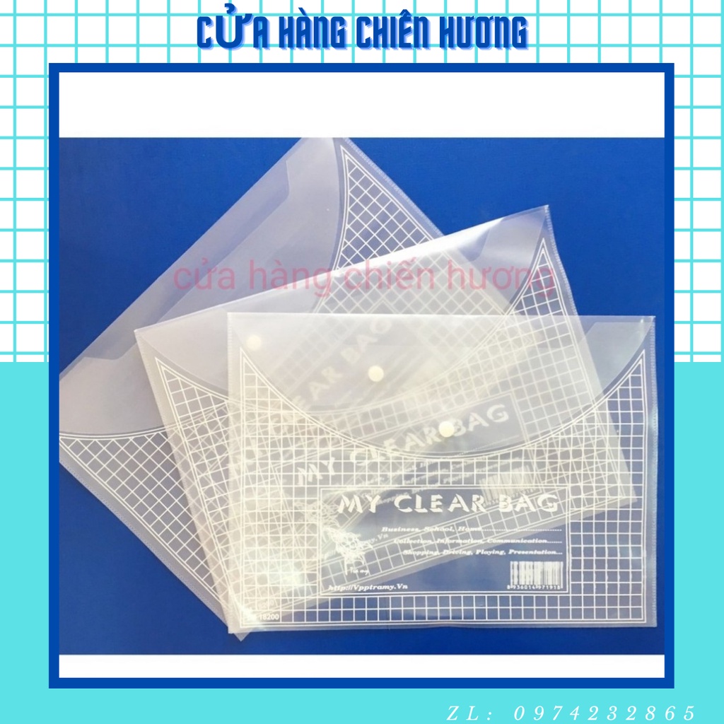 Set 4 Túi khuy, túi cúc, túi My clear Khổ A3, A4 loại dày, mỏng, trung | Shopee Việt Nam