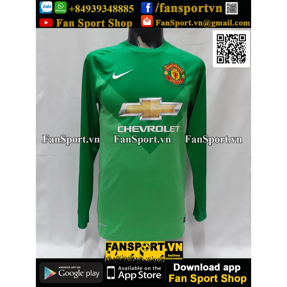 Áo thủ môn Manchester United 2014-2015 third goalkeeper shirt jersey ...