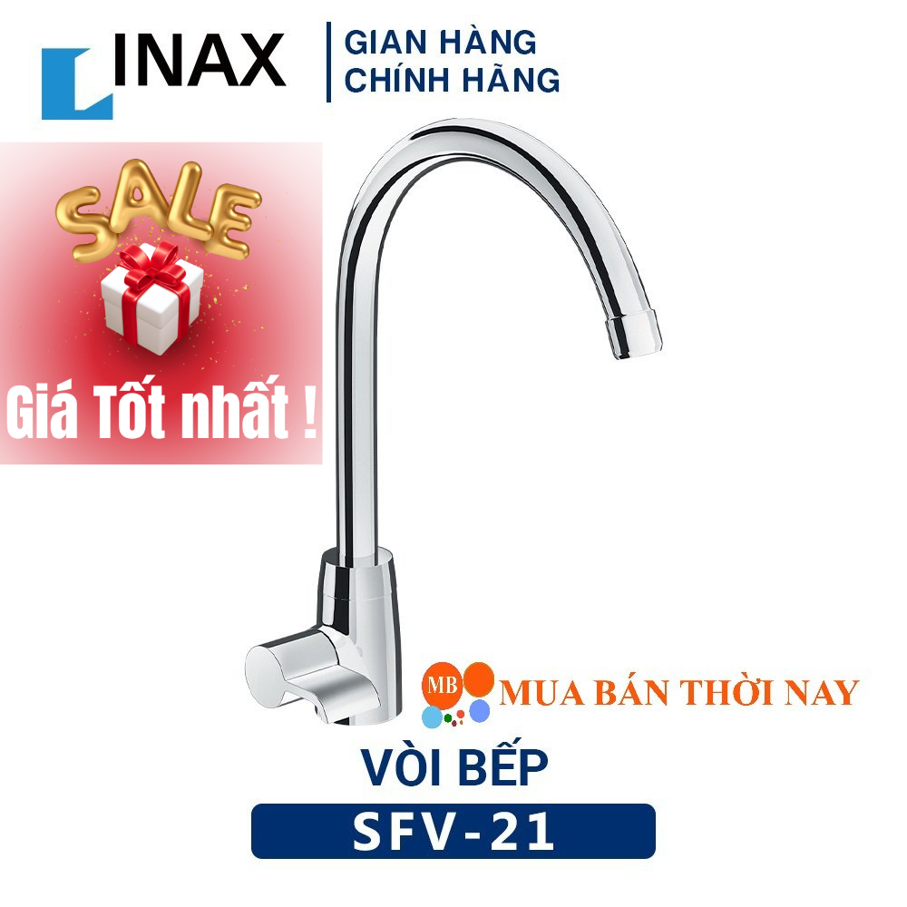 Vòi rửa chén bát Lạnh INAX SFV - 21, Vòi bếp 1 đường nước, Cam kết ...