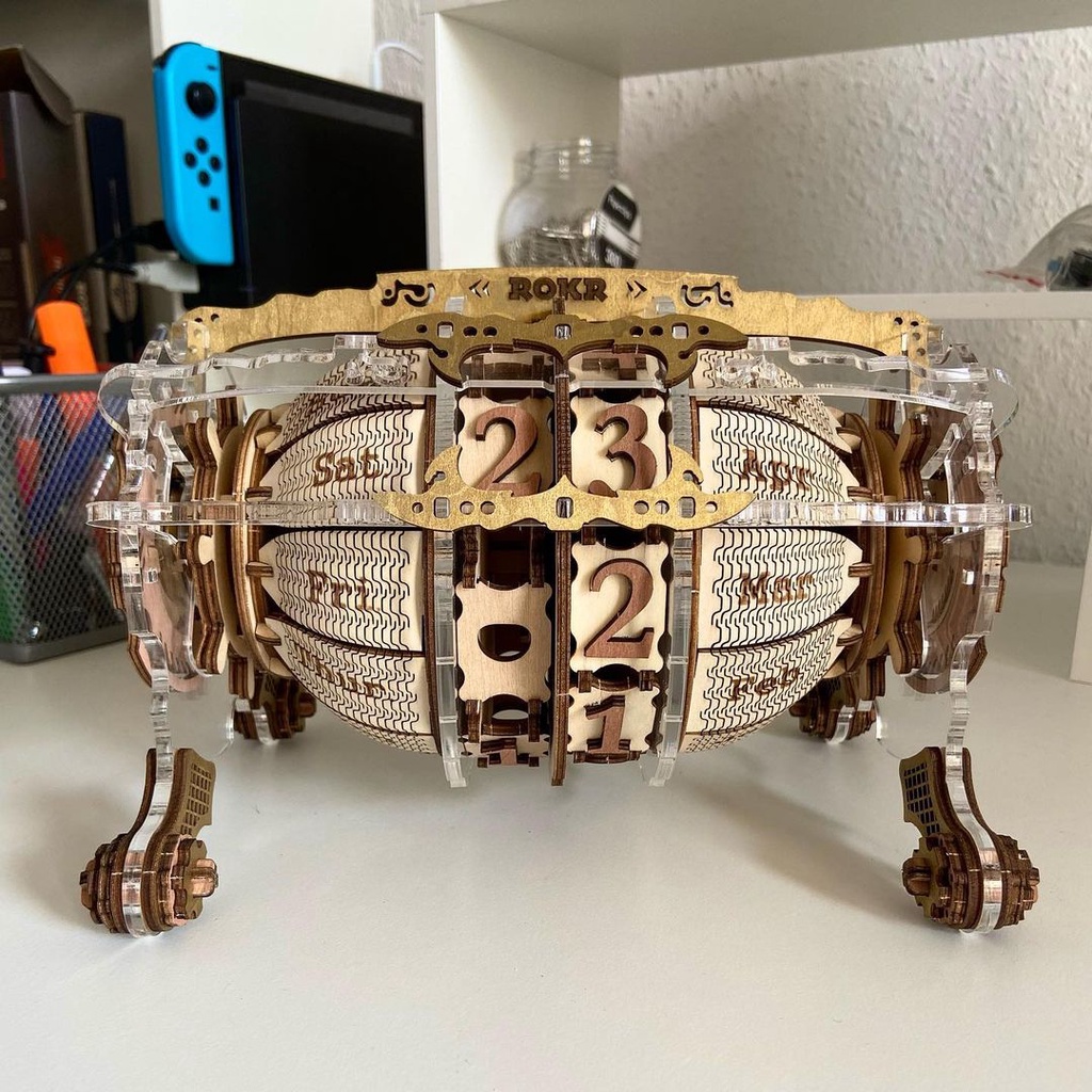 Mô Hình Gỗ 3D Lắp Ráp ROBOTIME ROKR Lịch Máy Thời Gian (Time Engine ...