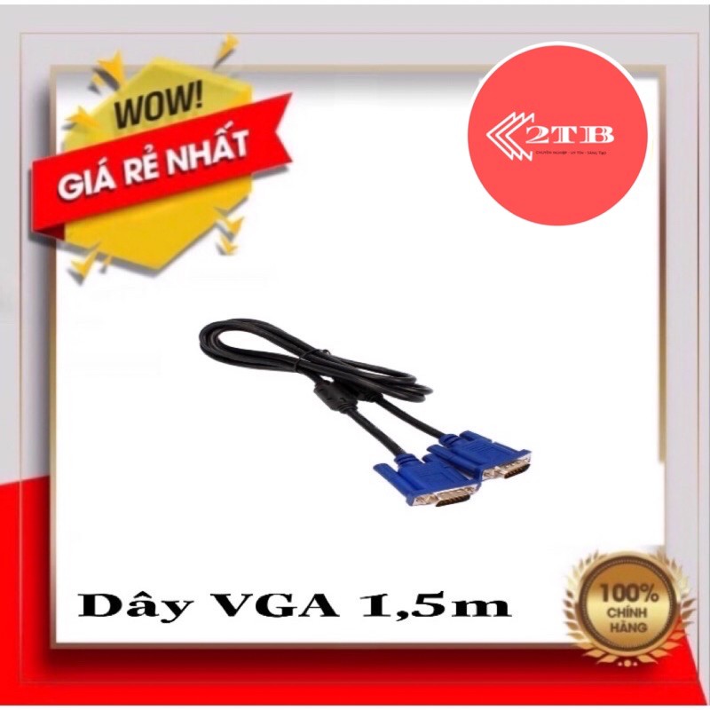 Dây VGA 1,5m chống nhiễu-2TB online | Shopee Việt Nam