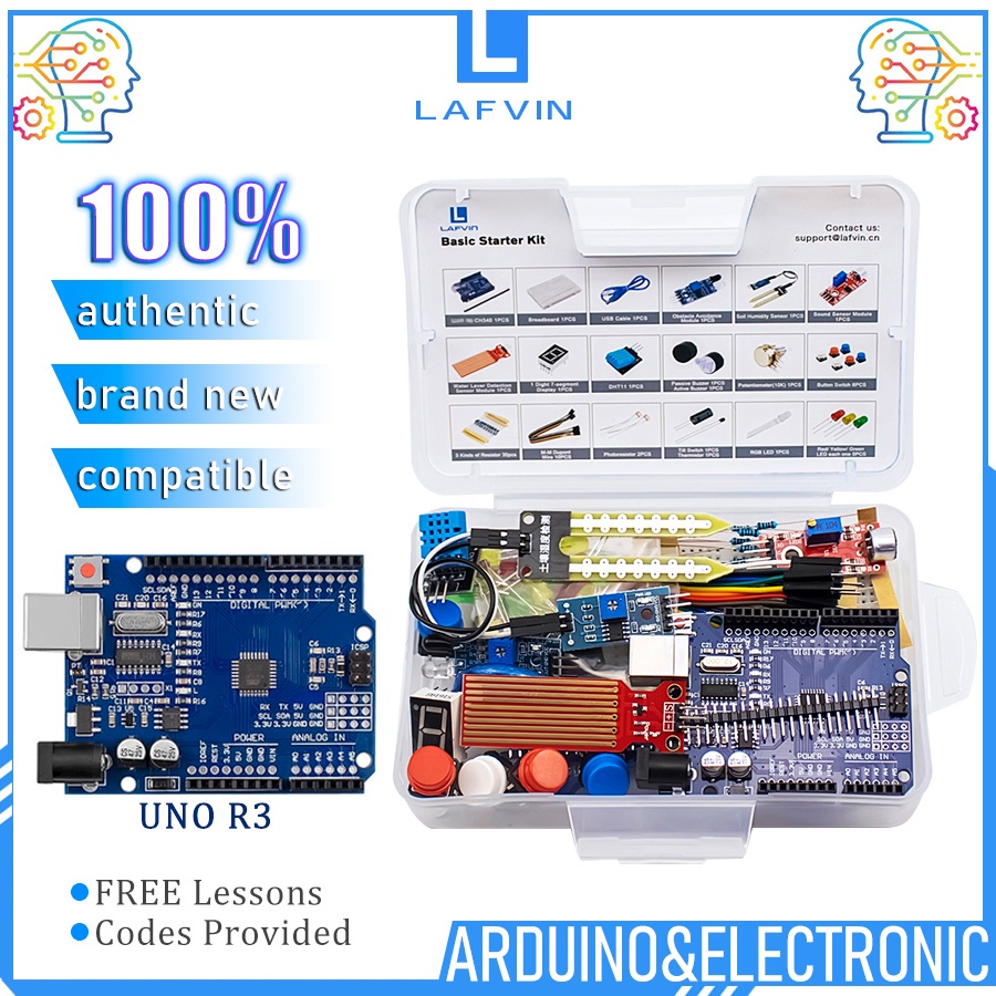 [Hướng dẫn miễn phí] Bộ khởi động cơ bản LAFVIN Tương thích với Arduino ...