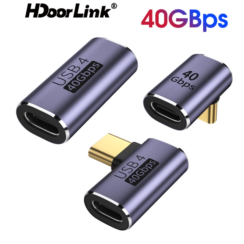 Đầu chuyển đổi cổng HDOORLINK từ Type C sang USB 4.0 40 Gbps OTG 3 8K ...
