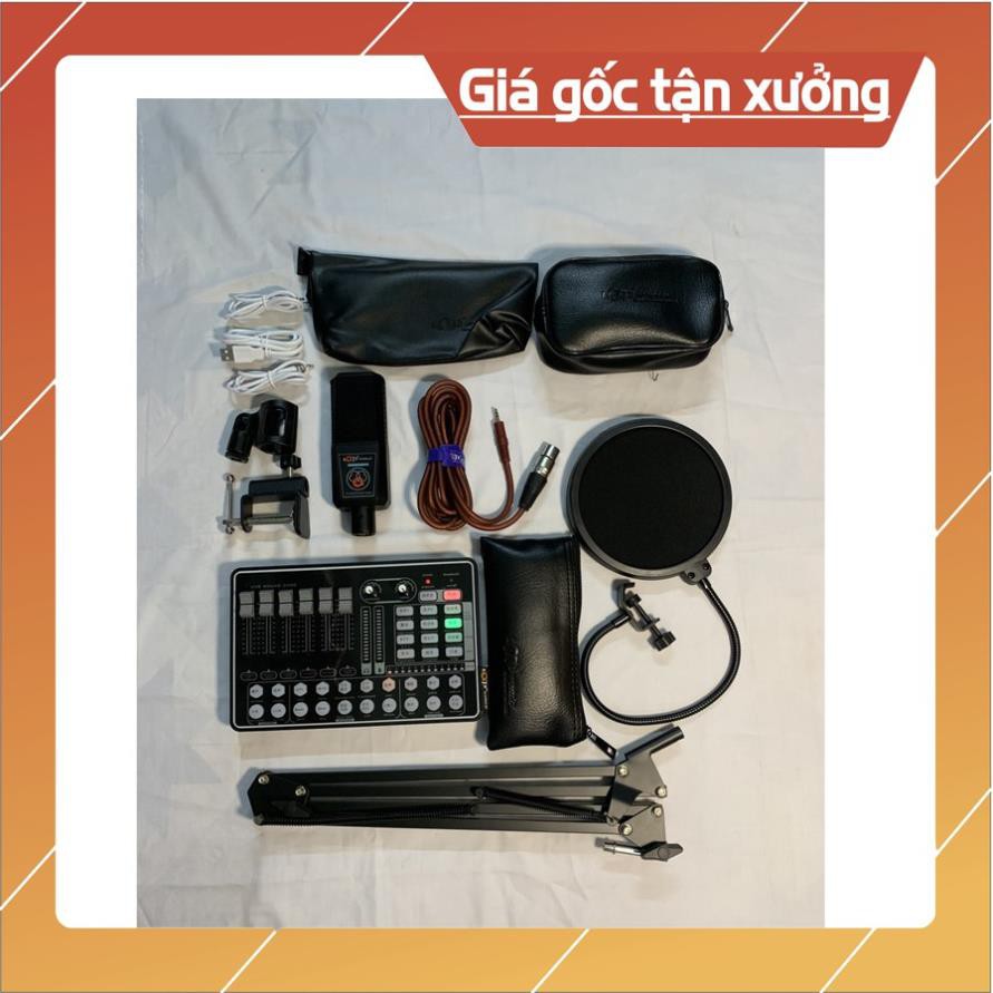 Bộ Thu Âm Livestream autotune Mic ALC280-Sound Card H9 Pro Bluetooth ...