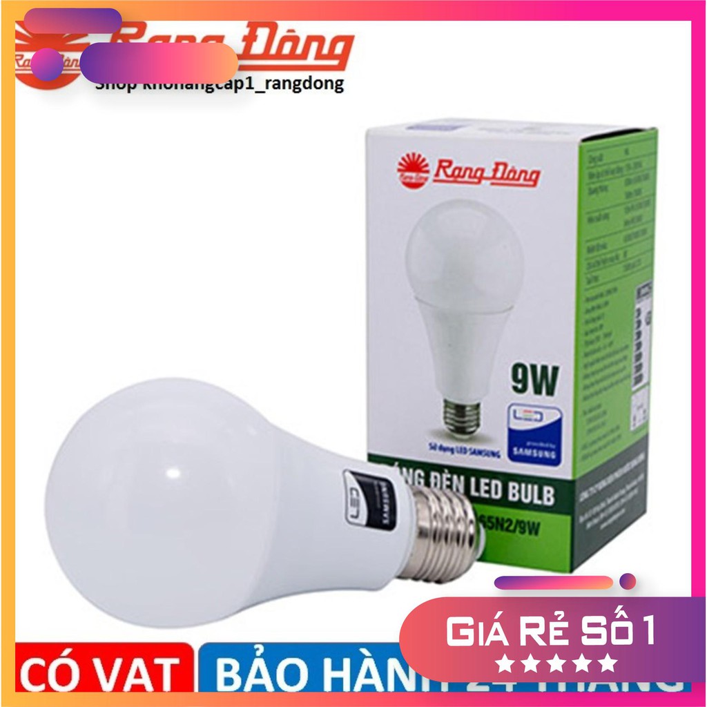 Bóng đèn LED BULB 9W Rạng Đông, Chip LED SAMSUNG | Shopee Việt Nam