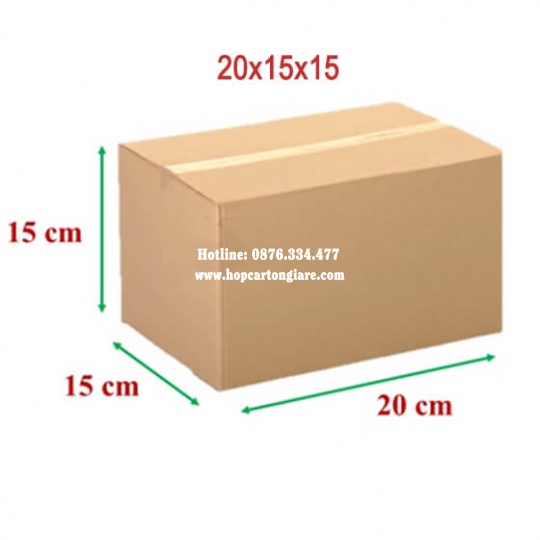 10 hộp carton 20x15x15 cm | Shopee Việt Nam