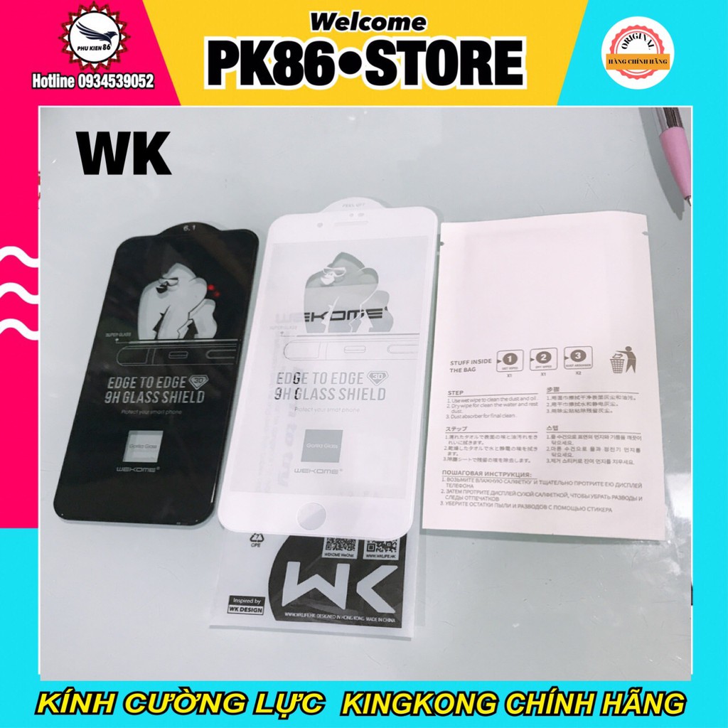 Dán cường lực kính full màn cho ai phôn 6/6PLUS/7/7PLUS/8PLUS/xs/xsmax/126.1/126.7/13/13promax ...