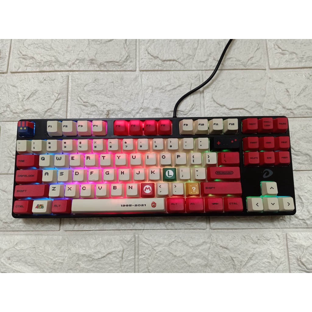 Giá siêu rẻ Bàn phím cơ DAREU EK880 led RGB bản Mix keycap Pbt nhiều ...