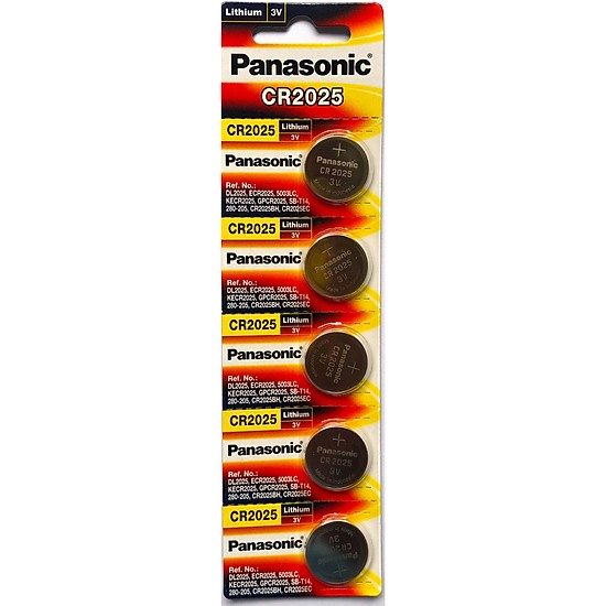 Vỉ 05 Pin CR2032 2025 2016 1220 Panasonic Chính Hãng, Pin Nút, Pin Cút ...