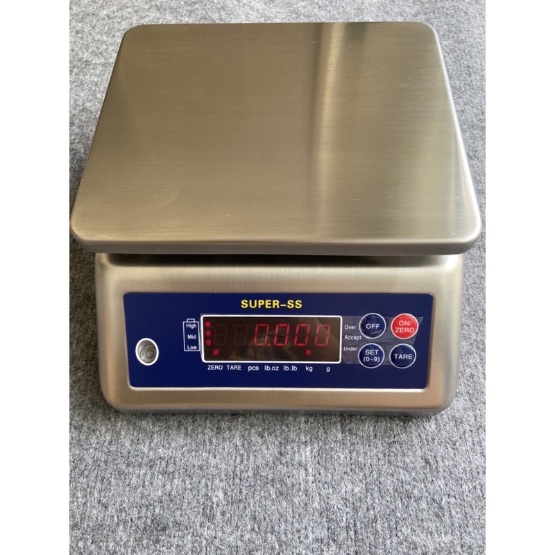 Cân điện tử chống nước Super SS 3-30kg | Shopee Việt Nam