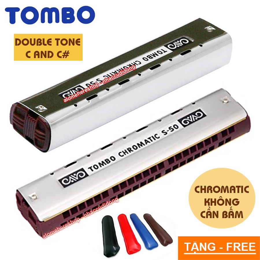 Kèn harmonica Chromatic Tombo S-50 với 50 note 2 hàng lỗ tách biệt độc đáo Có Clip Thực Tế ...