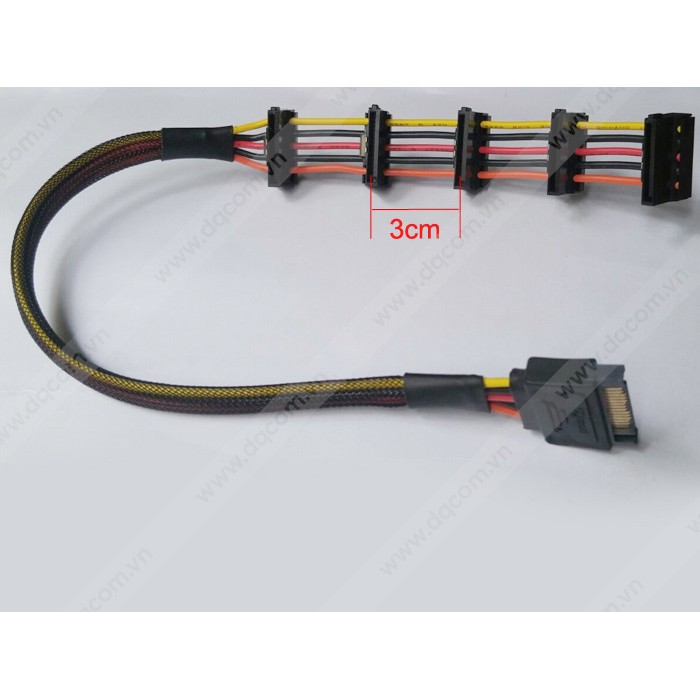 Cáp chia nguồn sata 1 ra 5 - 3cm | Shopee Việt Nam