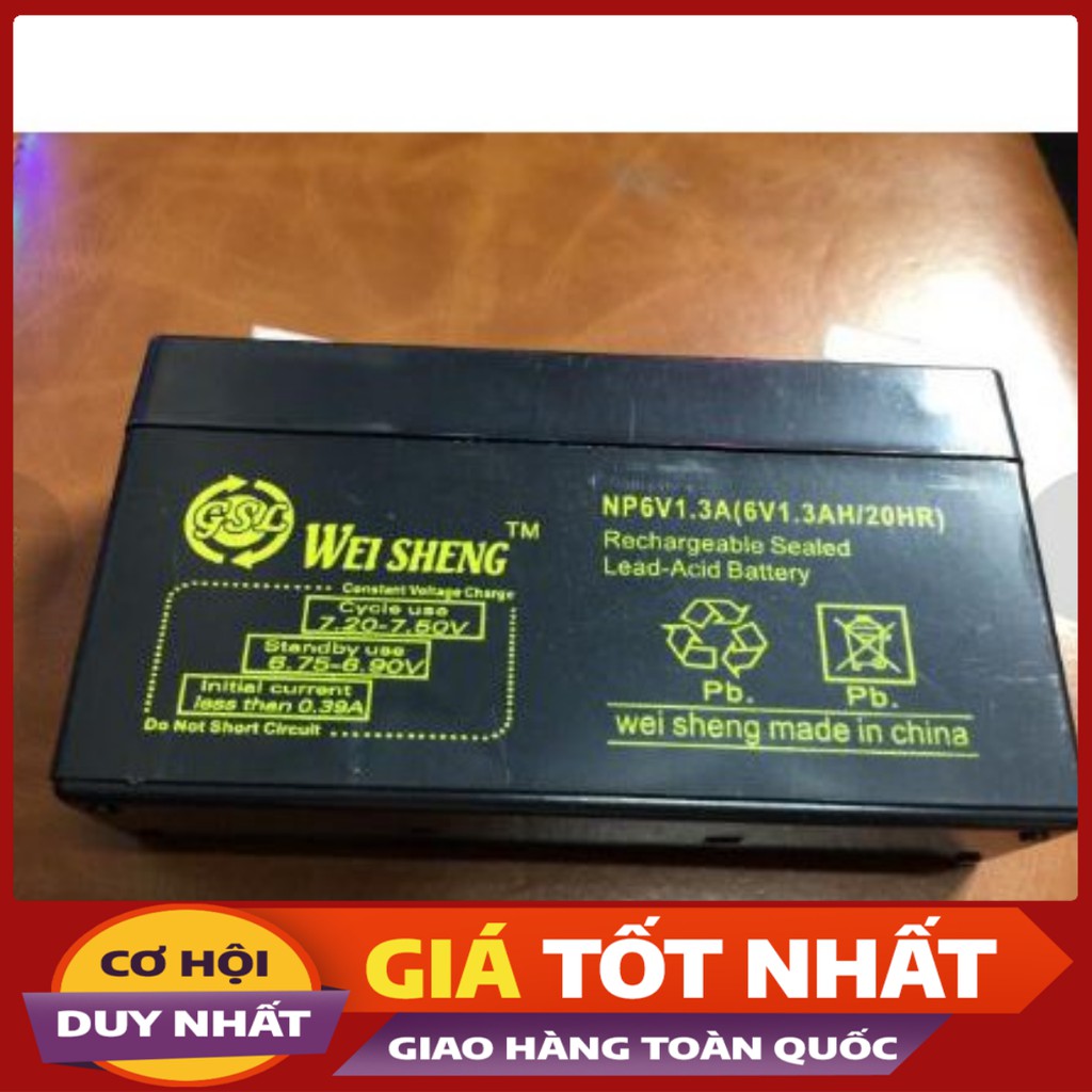 Pin 6V 1,3A | Shopee Việt Nam