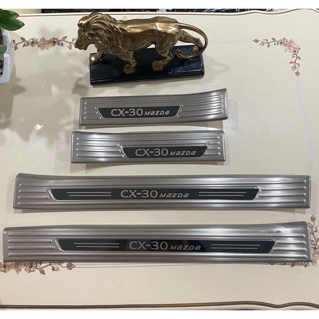 ỐP BẬC TRONG NGOÀI INOX CHỐNG XƯỚC MAZDA CX30 | Shopee Việt Nam