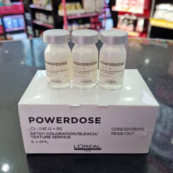 TINH CHẤT PHỤC HỒI TÓC SAU KHI TẨY NHUỘM L'OREAL POWERDOSE CHÍNH HÃNG CTY 6*8ML - HỘP | Shopee ...