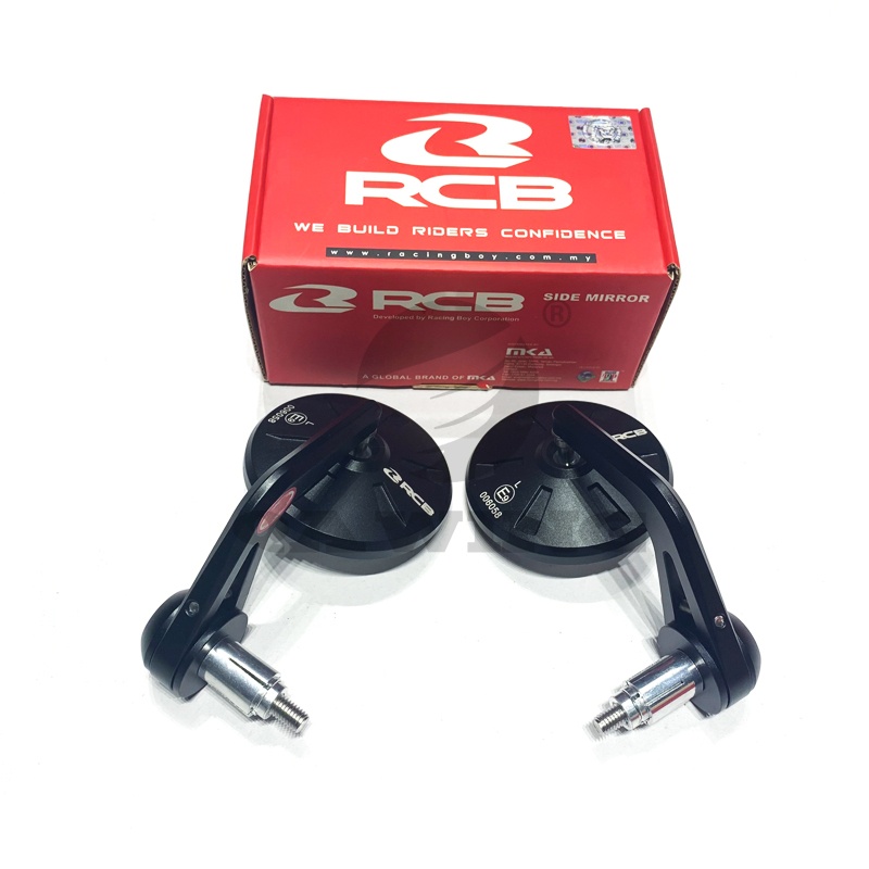 Gương (Kiếng) Gù Tay Lái CNC S6 (RCB – Racing Boy) (1pcs)(Đen-Bạc ...
