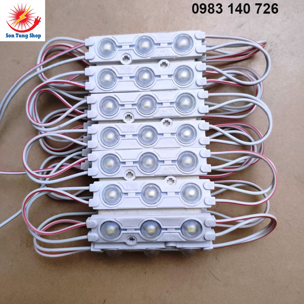 LED 3 mắt lồi samsung, 12V, chống nước, vỉ 20 thanh | Shopee Việt Nam