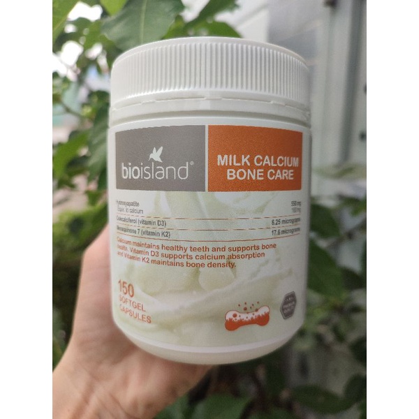 Milk Calcium Boncare của Bioisland 150 viên | Shopee Việt Nam
