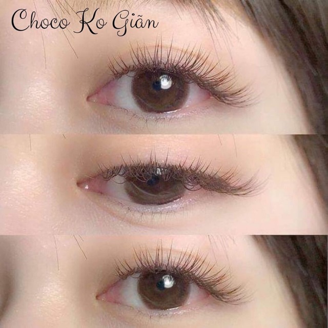 Choco Lens , bạn nào thích mắt to tròn , tự nhiên thì chọn màu choco ...