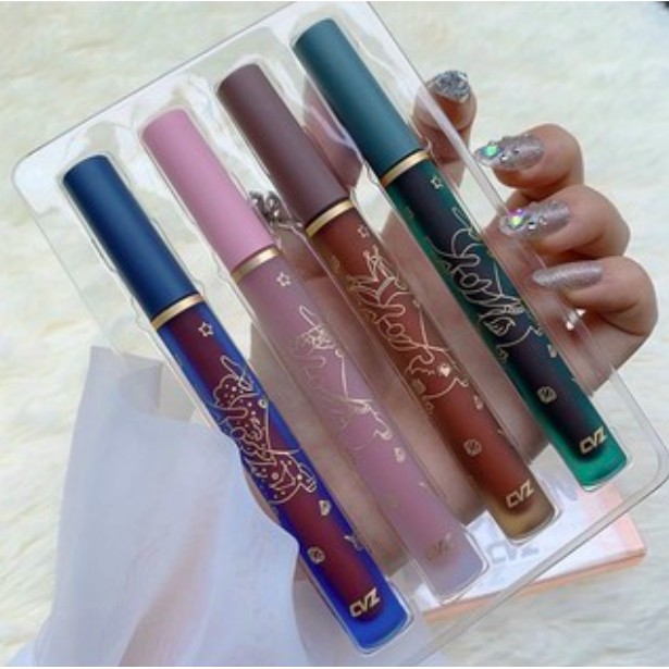 ( Quà tặng dây cột tóc siêu xinh 15.000 ) Set Son Kem CVZ Best Cool ...