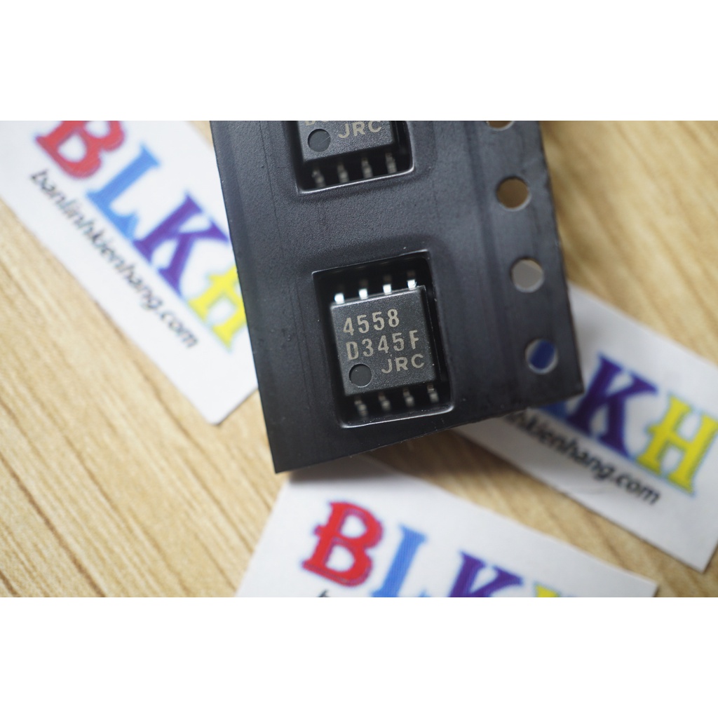 4 IC Opam khuếch đại thuật toán NJM4558M 4558 SOP-8 chính hãng JRC | Shopee Việt Nam
