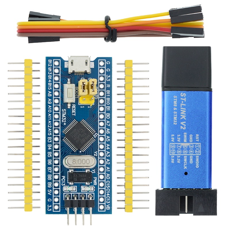 Bảng Mạch Lập Trình Giả Lập ST-LINK V2 STM32F103C8T6 ARM STM32F4 ...