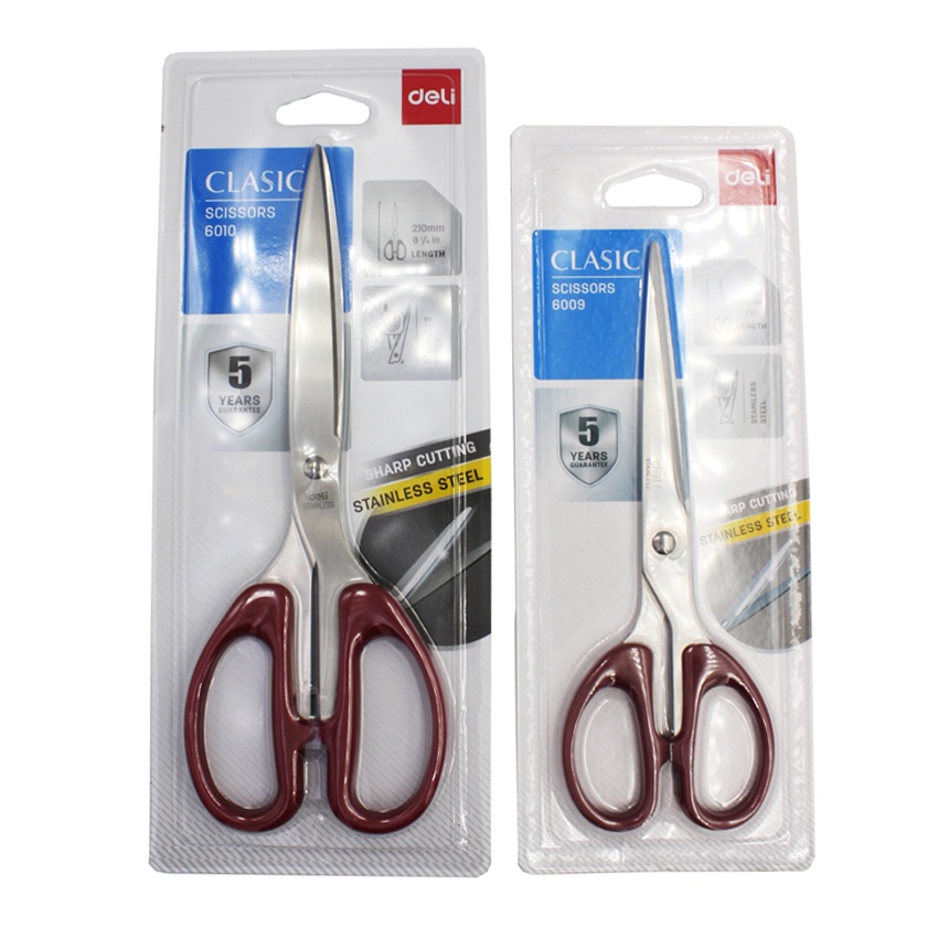 Kéo cắt giấy vải lớn đa năng Deli 6009/6010 THIỆN PHƯỚC | Shopee Việt Nam