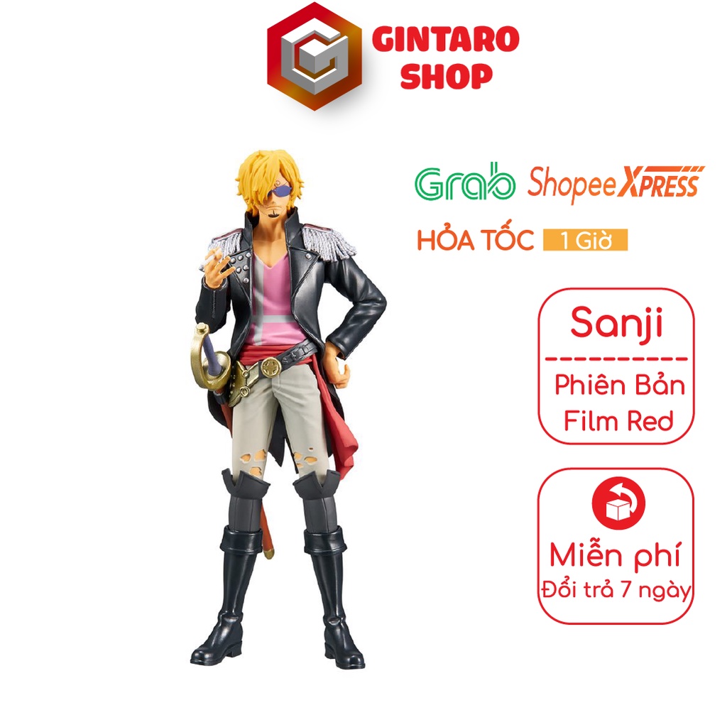 Mô hình Sanji FILM RED DXF The Grandline Men, Mô hình one piece Sanji ...