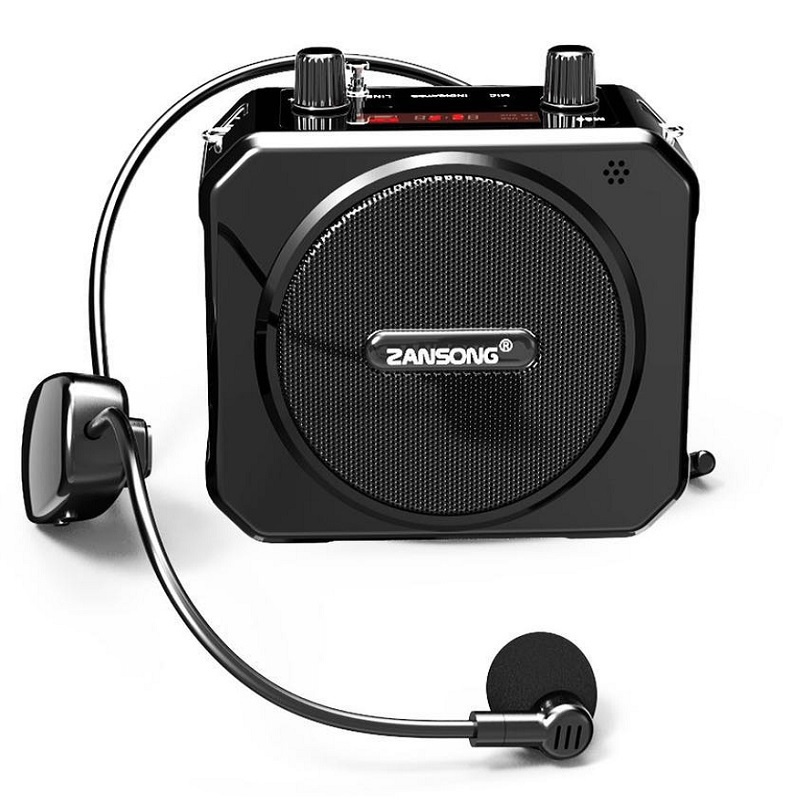 Máy Trợ Giảng Công Suất Lớn Zansong M80 Kèm Mic Không Dây Chống Hú, Âm ...