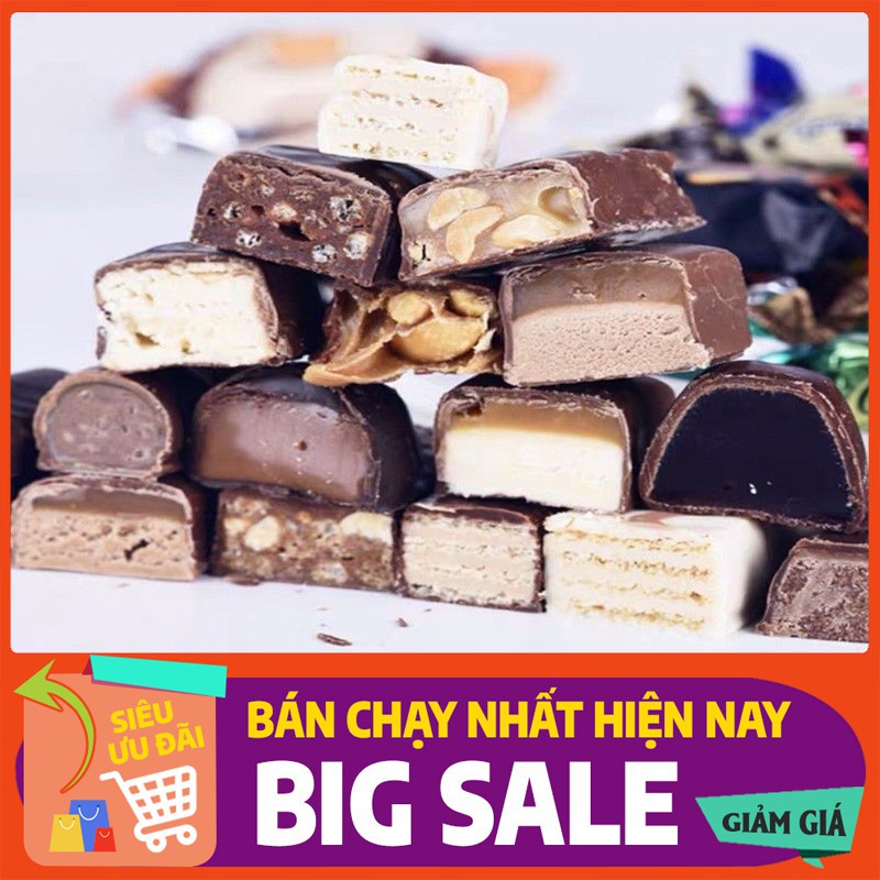Kẹo Socola Nga Mix Vị Gói 500G | Shopee Việt Nam