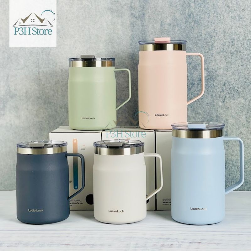Ly giữ nhiệt Lock&Lock Metro Mug ca giữ nhiệt có quai cầm LHC4219 ...