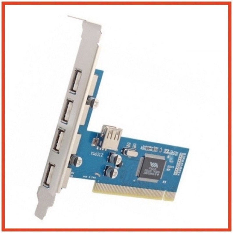Card PCI ra 4 cổng USB tháo máy sever, hub chia usb 2.0 và 3.0 | Shopee Việt Nam