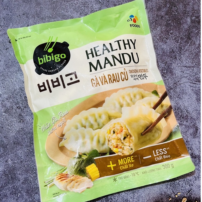 BÁNH XẾP MANDU BIBIGO HÀN QUỐC 350G | Shopee Việt Nam