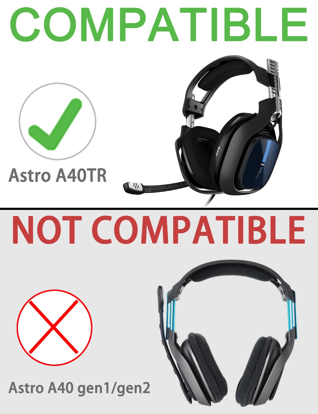 Thích hợp cho Logitech astro A40 TR Earmuffs Tai nghe Vỏ tai nghe Vỏ ...