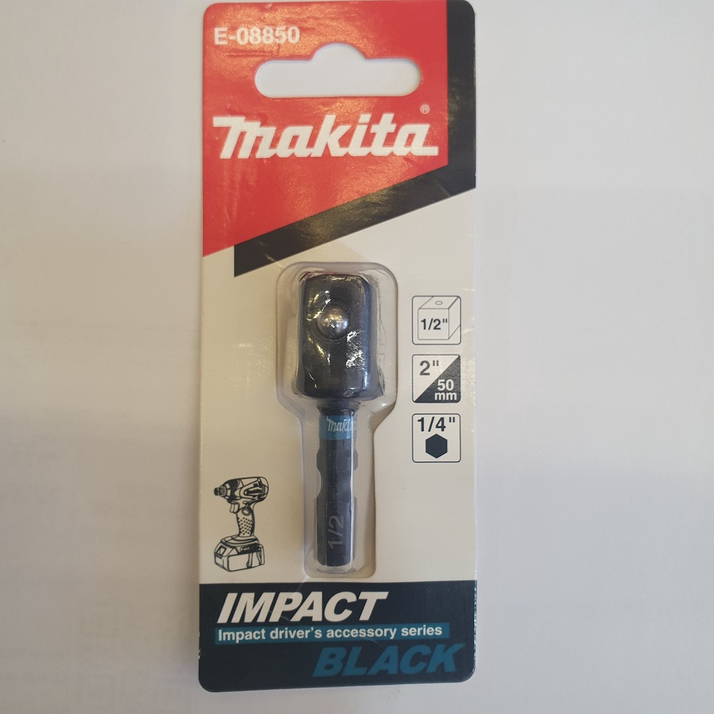 Đầu chuyển máy vặn vít sang bulong IMPACT BLACK 1/2" Makita E-08850 ...