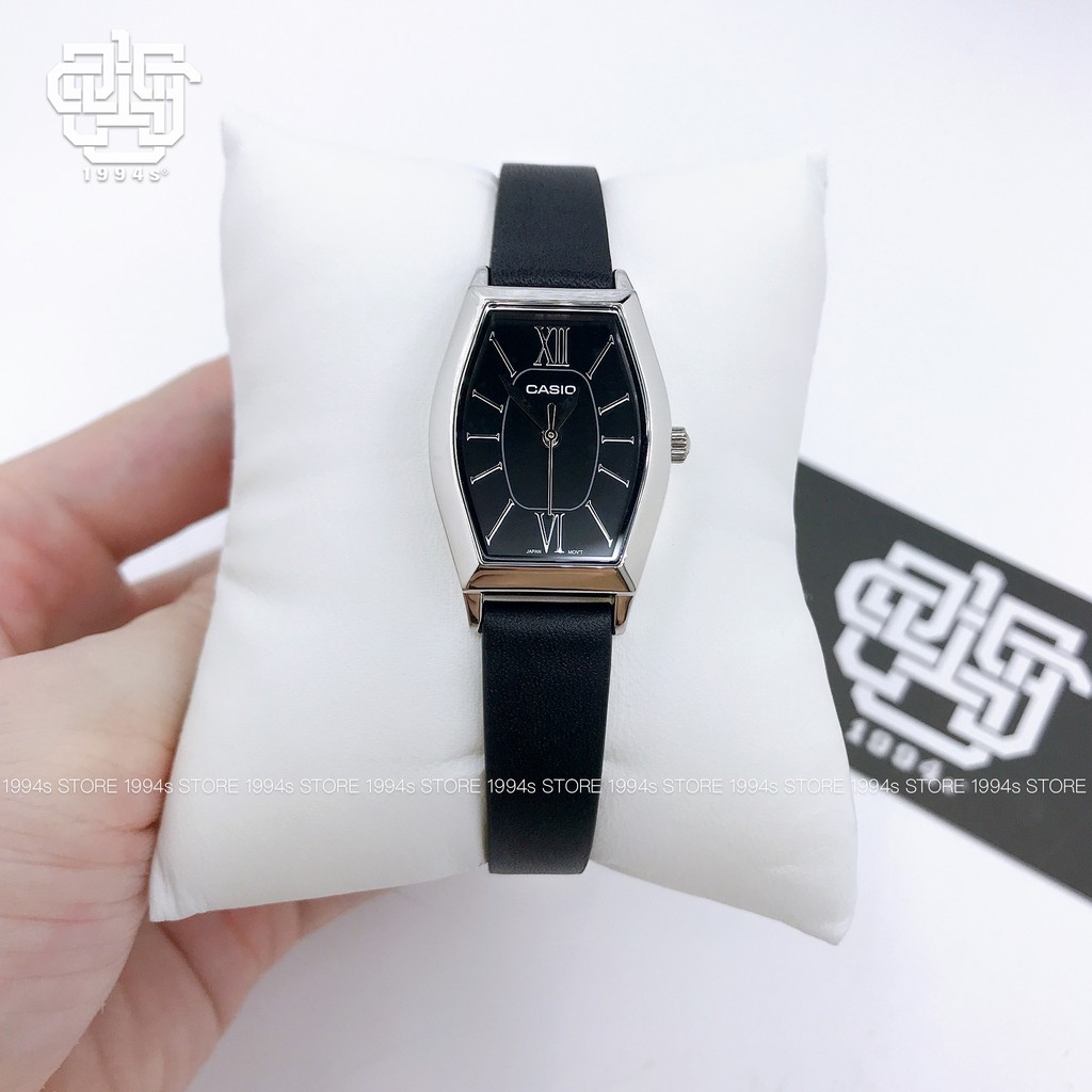 Đồng hồ nữ Casio LTP-E167 / LTP-E167L-1A dây da thật, chống nước 30m, size 22.5mm, hàng chính ...