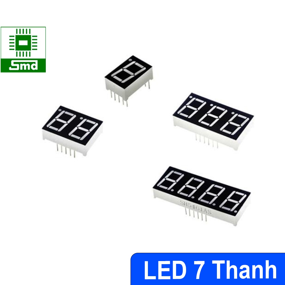 Các Loại Led 7 Thanh 0.36 0.56 âm chung dương chung các loại | Shopee ...