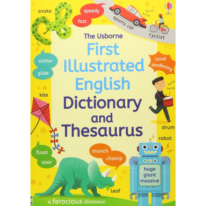Sách: Anh: The Usborne Illustrated English Dictionary and Thesaurus ...