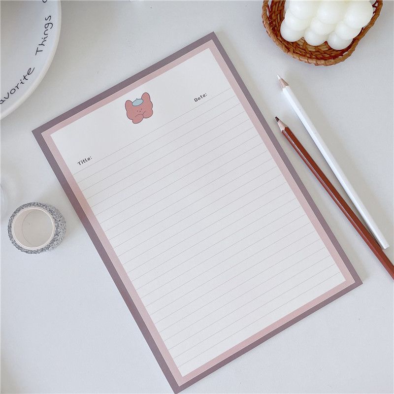Tập giấy note B5 / A6 ghi chú, học từ vựng, take note nhiều mẫu cute ...