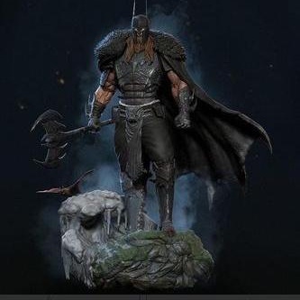 [Dịch Vụ In 3d] Tượng Batman Viking DC Comic Bằng Chất Liệu Nhựa Resin ...