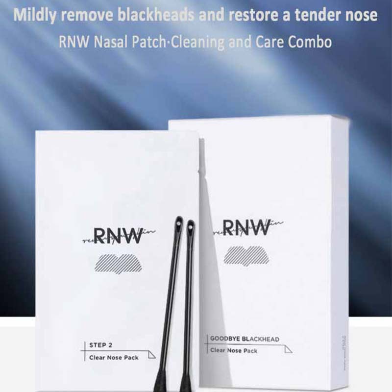 5 Set/box South Korea RNW Two Step Clear Nose Remove Blackheads in the ...