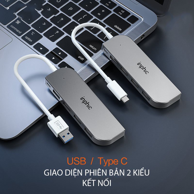Bộ Chia USB 4 Cổng HUB USB INPHIC 3.0 H6PRO Hỗ Trợ Cho Tất Cả Các Dòng ...