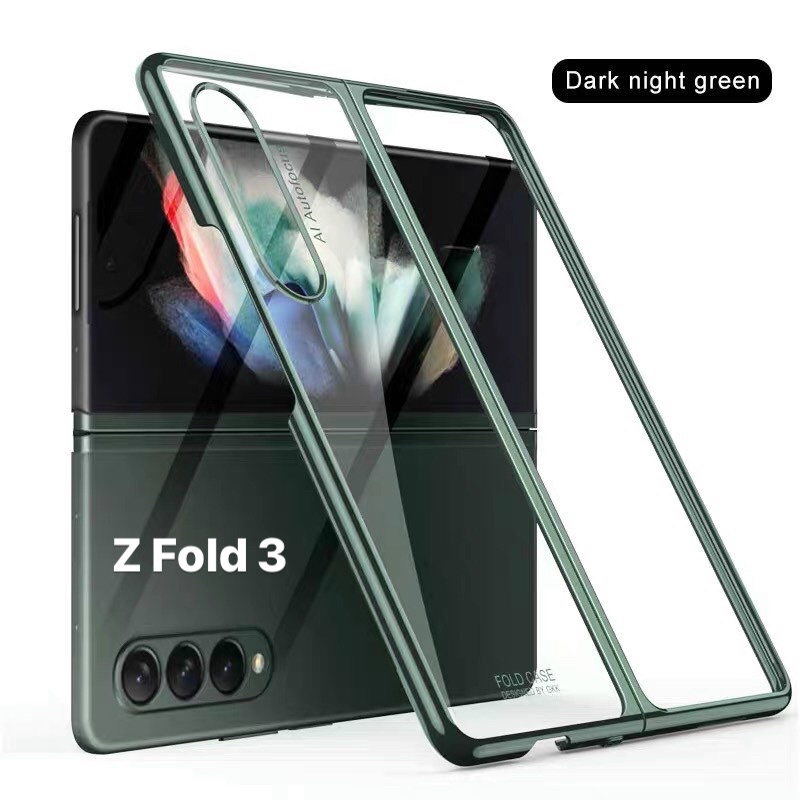 Ốp Likgus trong suốt viền si Samsung Z Fold 5/ Z Flip 3/Z Fold 4/ Z ...