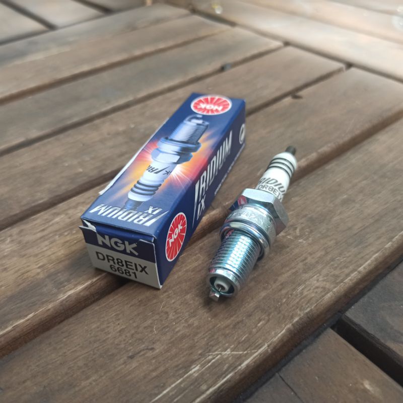 Bugi NGK iridium - DR8EIX (chân dài, ren 12mm) | Shopee Việt Nam